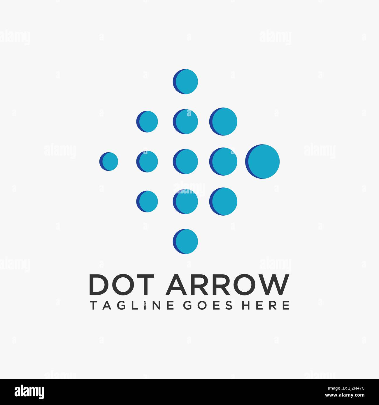 Dot arrow hi-res stock photography and images - Alamy