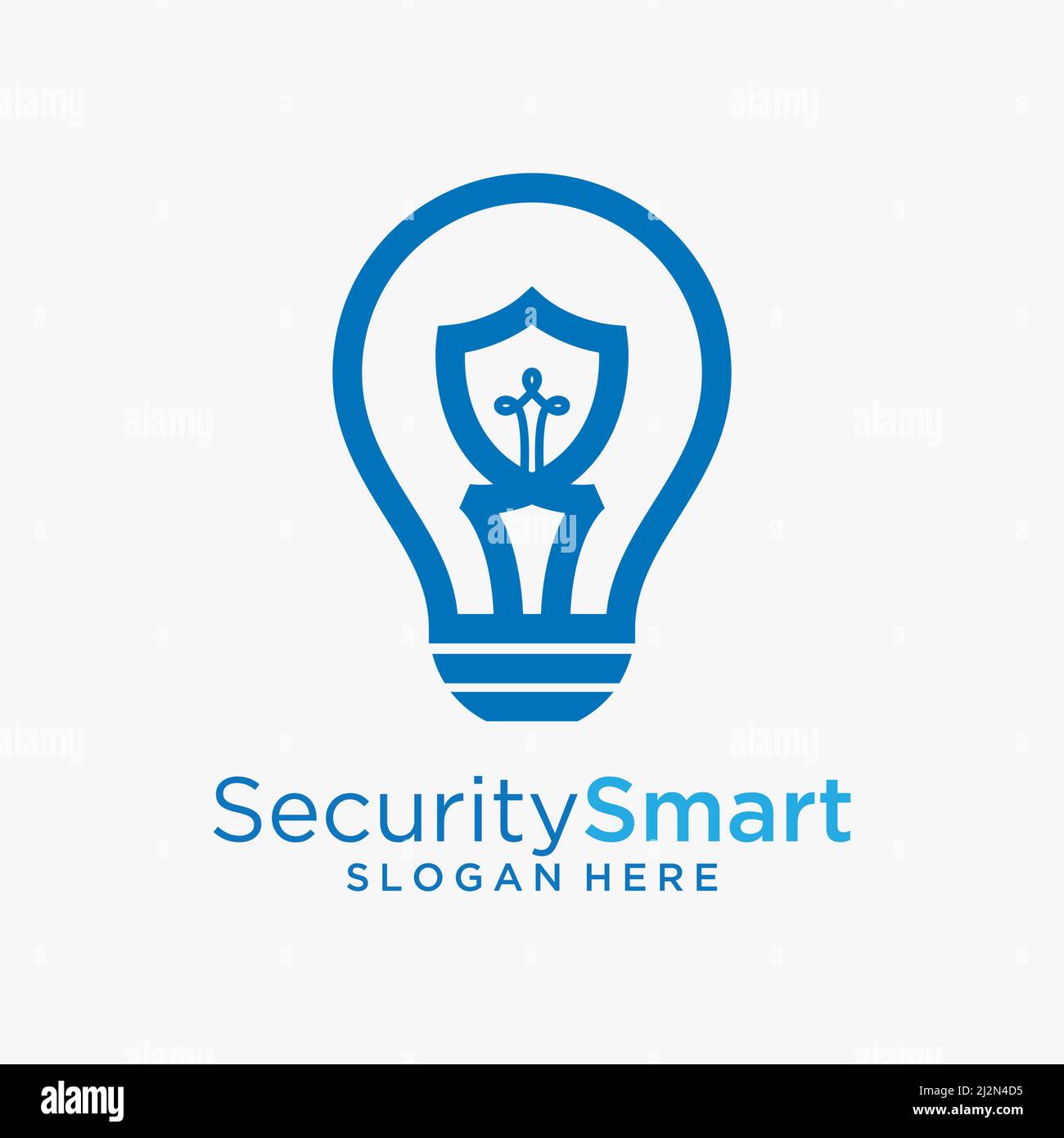 Bulb shield logo design Stock Vector Image & Art - Alamy