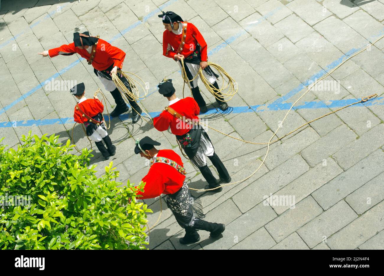 Sassari, Sardinia, Italy. Cavalcata Sarda, traditional parade of ...