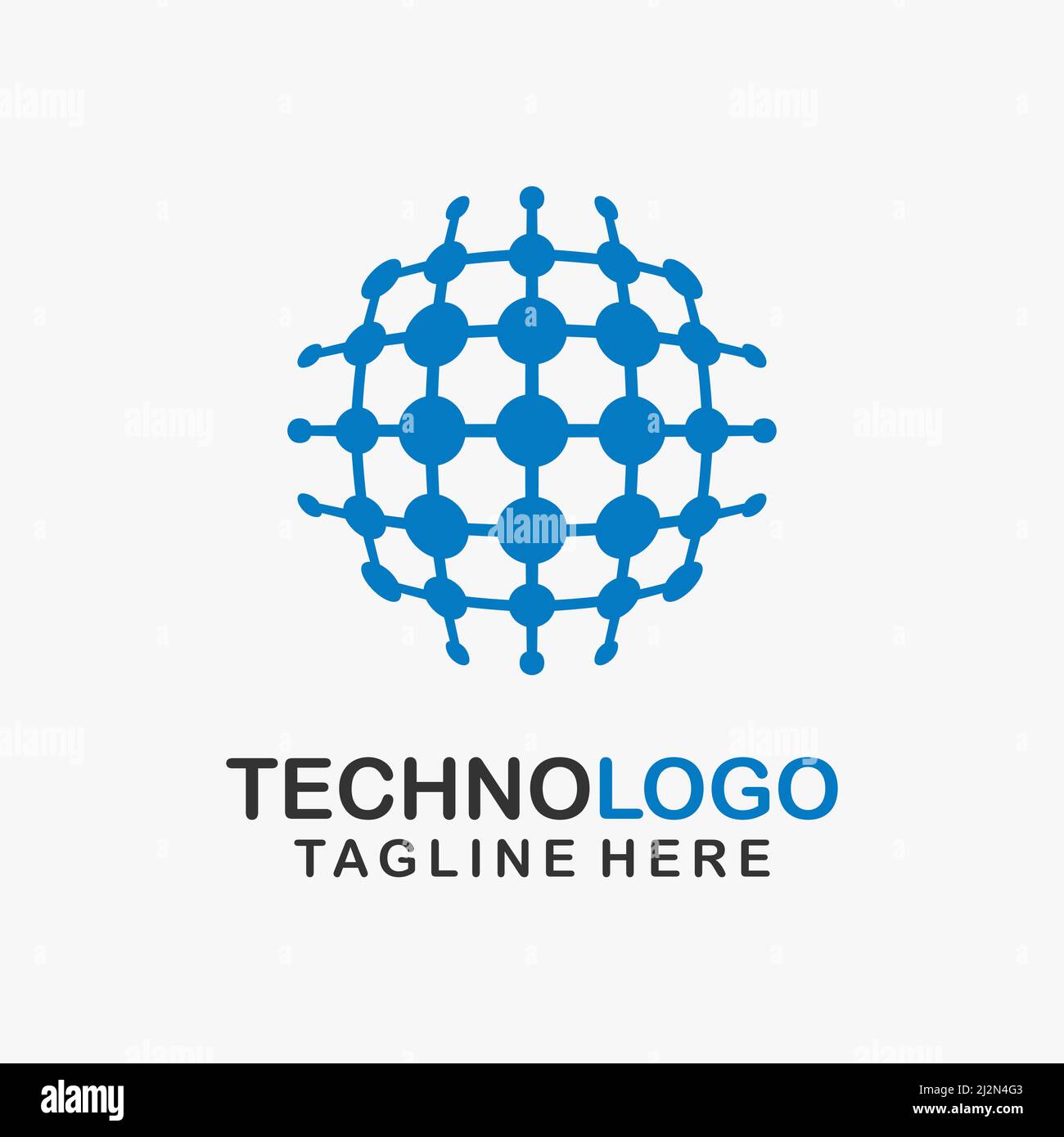 Abstract tech logo design Stock Vector Image & Art - Alamy