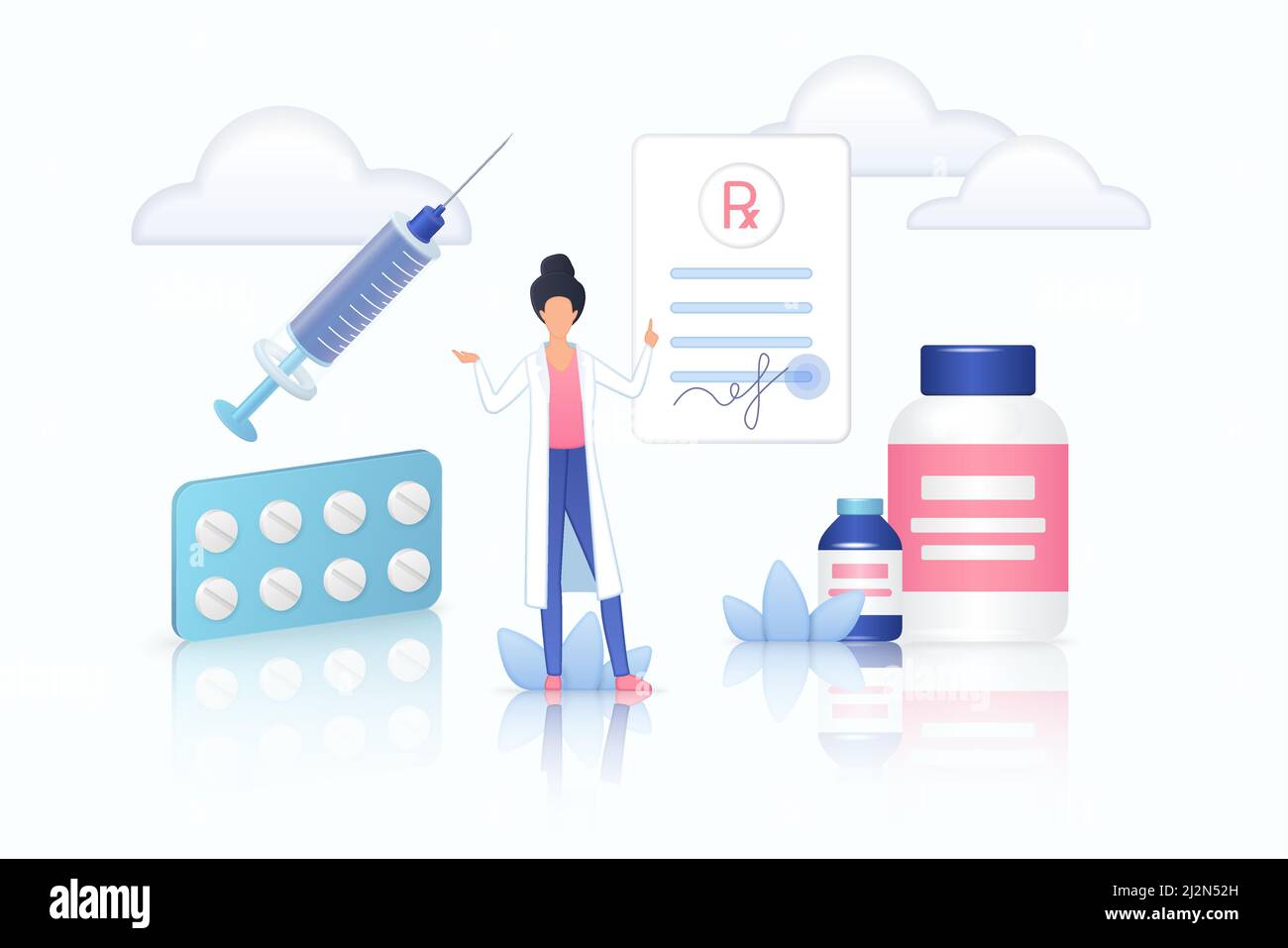 Pharmaceutical recipe Cut Out Stock Images & Pictures - Alamy