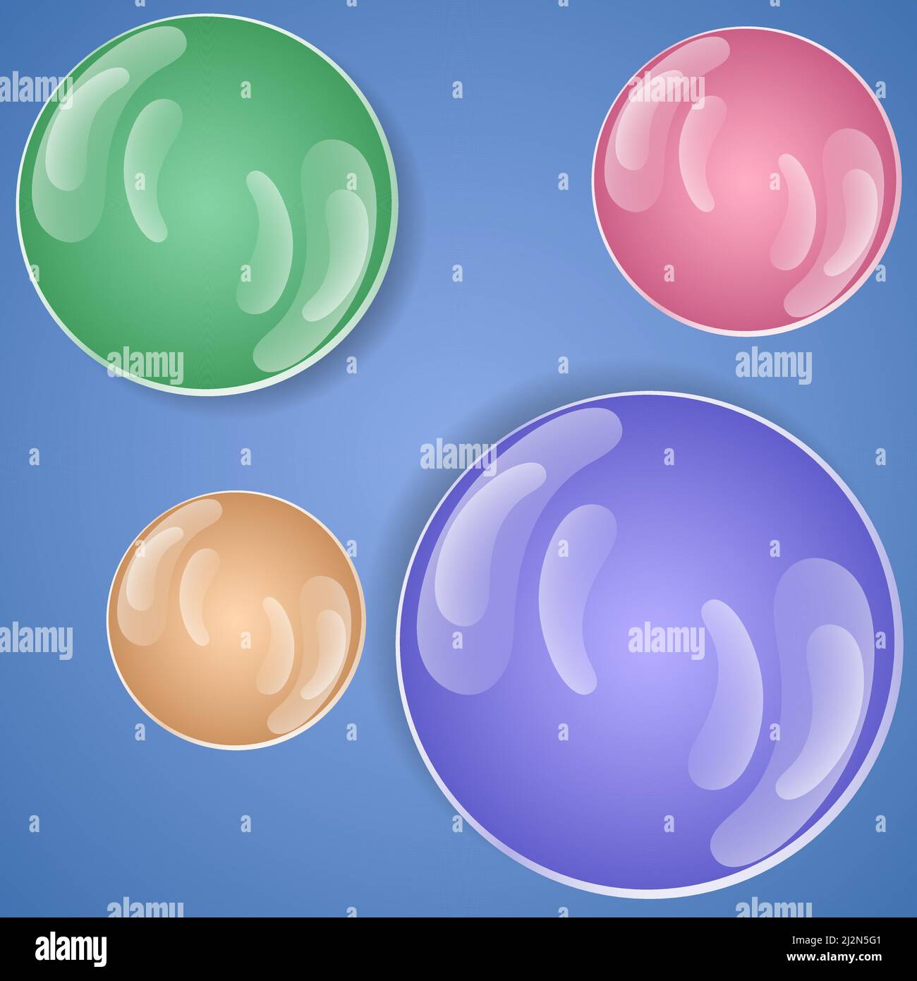 bubbles colors pattern style Stock Vector Image & Art - Alamy