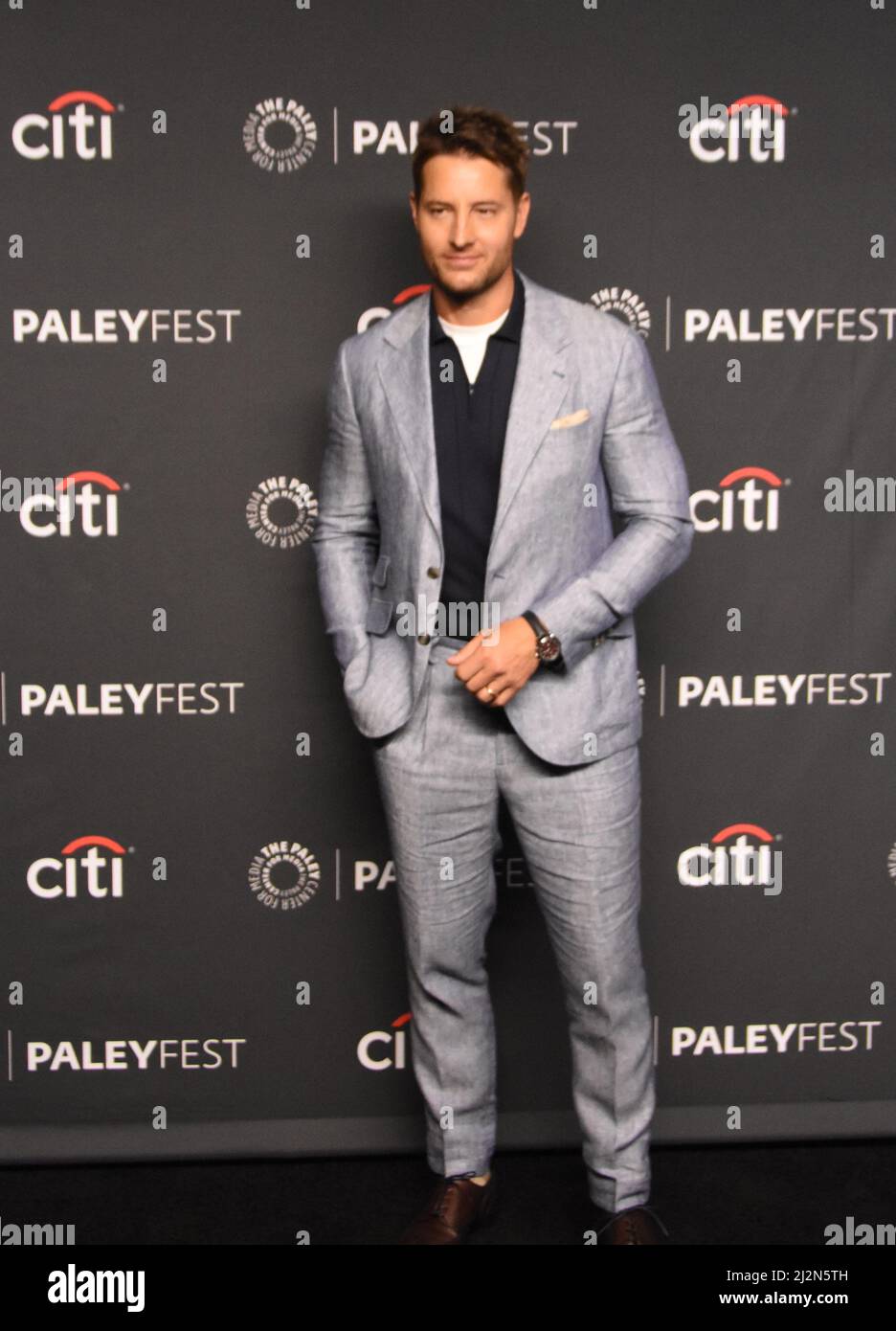 Hollywood, California, USA 2nd April 2022 Actor Justin Hartley attends ...