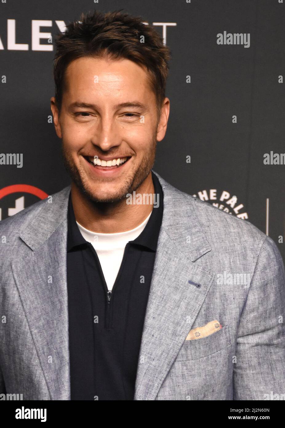 Hollywood, California, USA 2nd April 2022 Actor Justin Hartley attends ...
