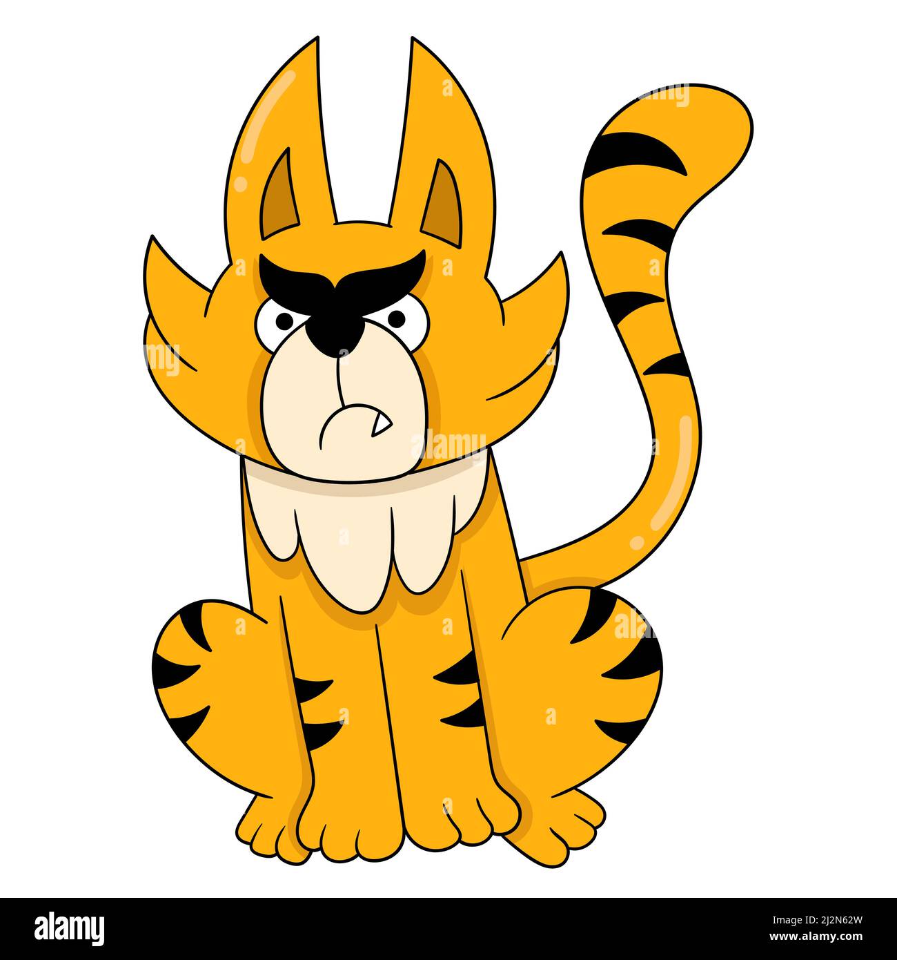 Tiger prey Stock Vector Images - Alamy