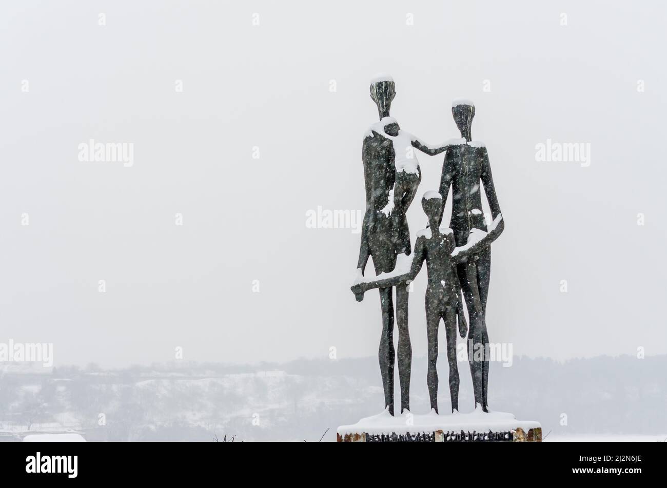 Memorial to the victims of the Novi Sad raid in 1942 on Serbs, Jews and ...