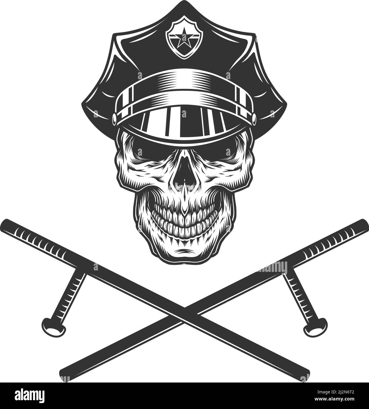 Police batons Stock Vector Images - Alamy