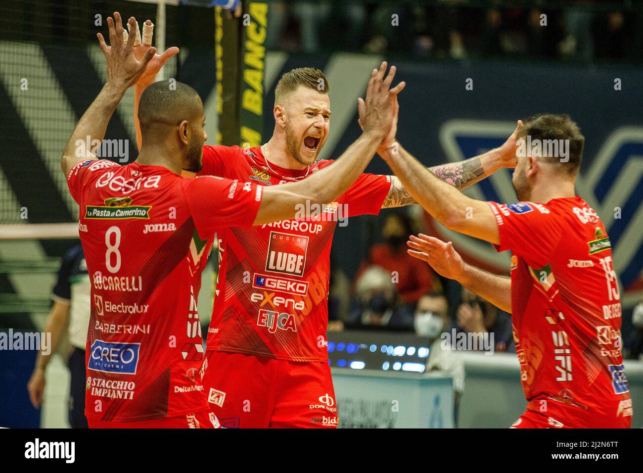 Arena di Monza, Monza, Italy, April 02, 2022, Exultation of Zaytsev ...