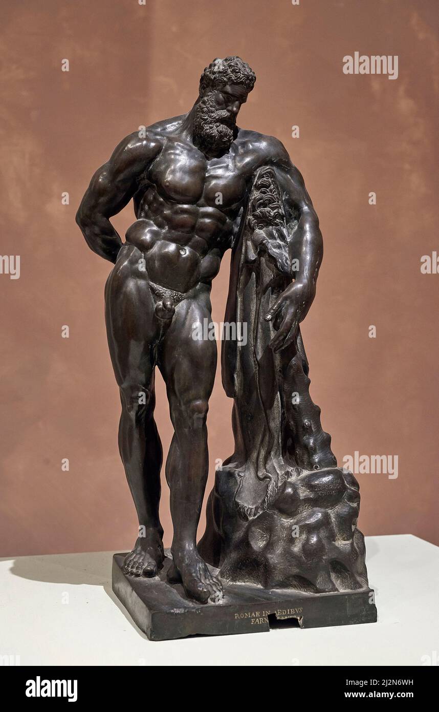 Farnese Hercules - bronze - Tuscan sculptor if the end of 16th century ...