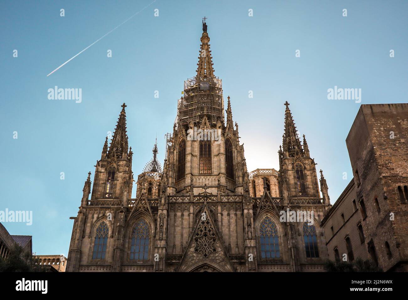 The Cathedral of the Holy Cross and Saint Eulalia in Catalonia ...