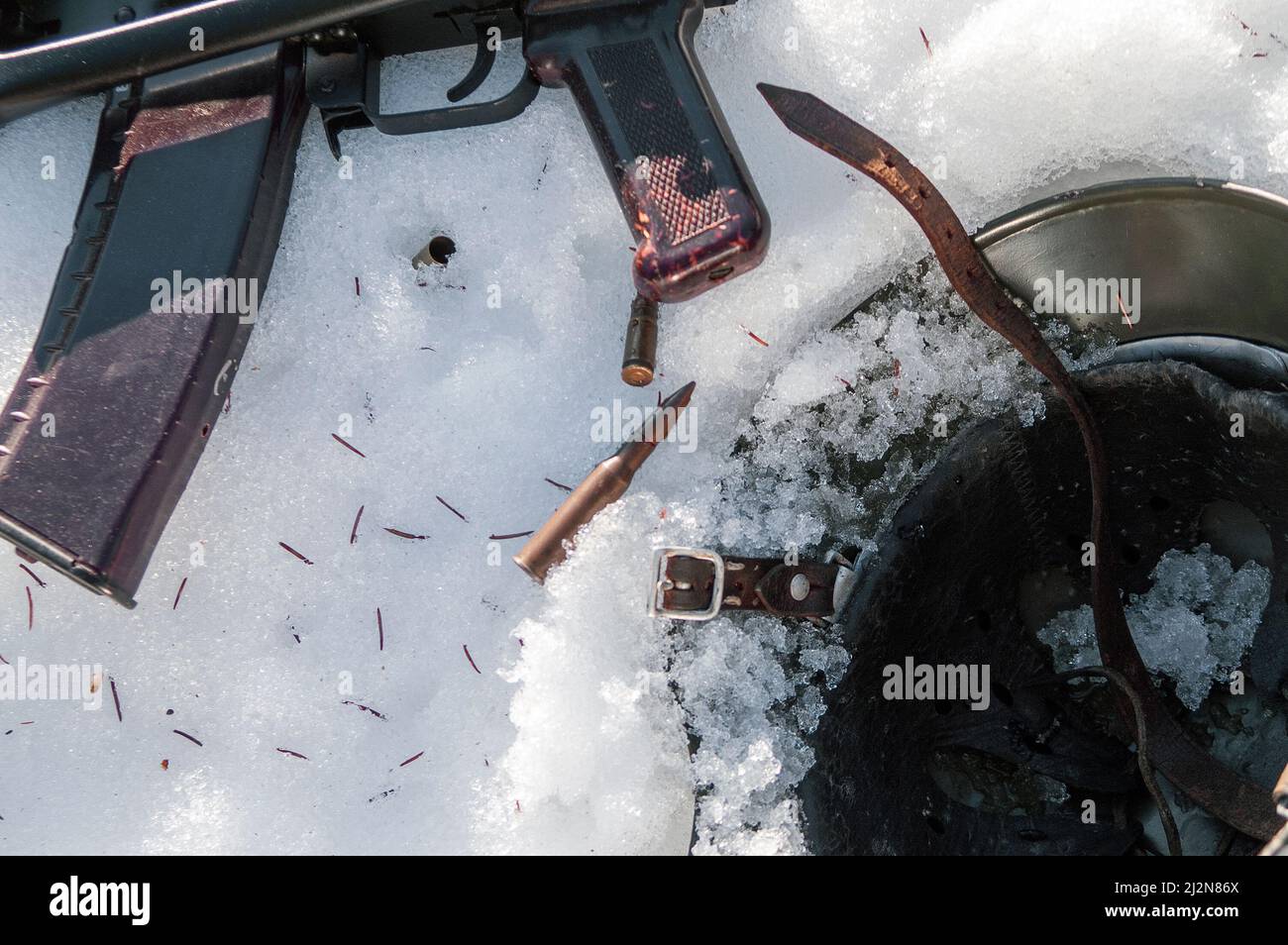 Scattered bullets hi-res stock photography and images - Alamy