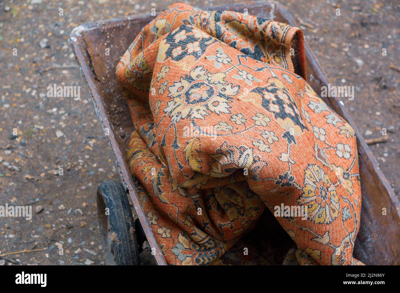 Crumpled carpet hi-res stock photography and images - Alamy