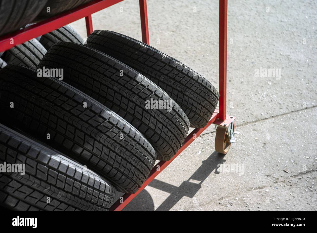 Tires outdoor display hi-res stock photography and images - Alamy