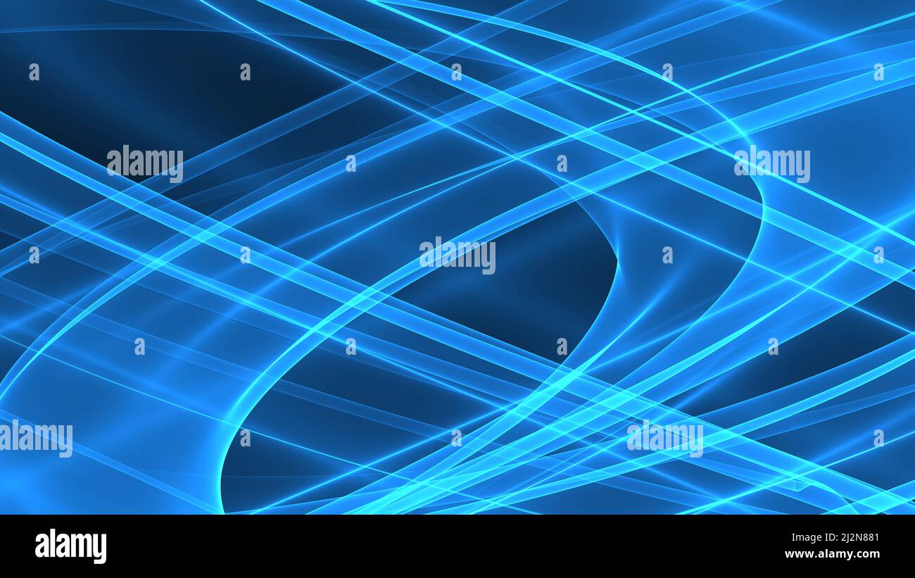 Background abstract 8K blue light blue dark blue black white waves ...