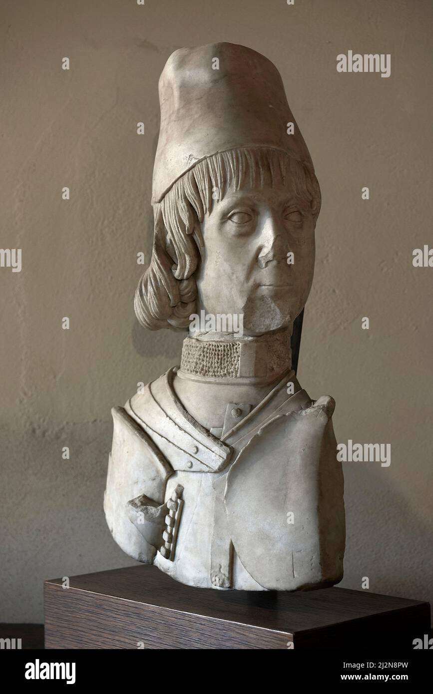 Portrait of Ercole I d’Este - marble - Sperando di Bertolomeo Savelli ...