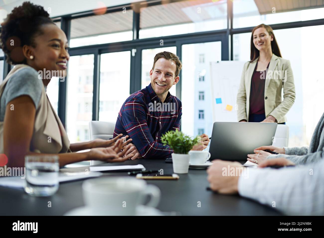 Theyre all in agreement with the plan. Cropped shot of a group of ...