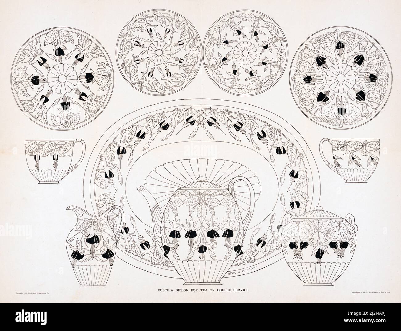 Poster design by louis rhead hi-res stock photography and images - Alamy