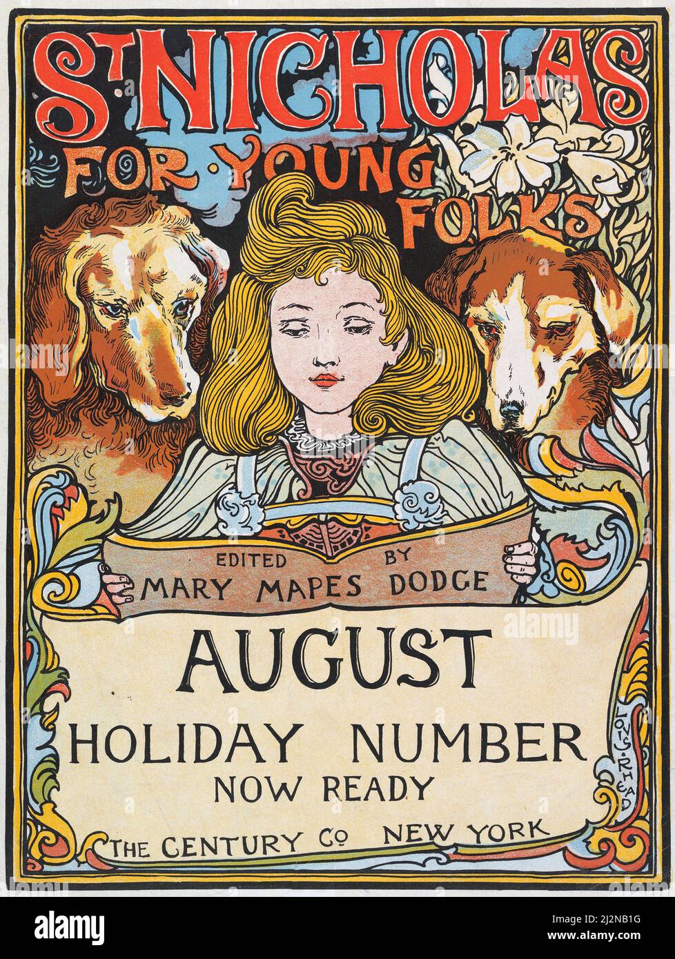 Louis Rhead artwork - Art Nouveau poster - The Century; Holiday Number ...