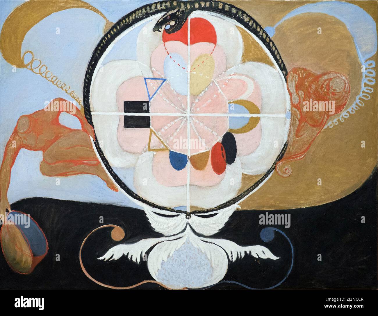 Art by Hilma af Klint, Swedish artist - Evolution, No. 13, Group VI ...