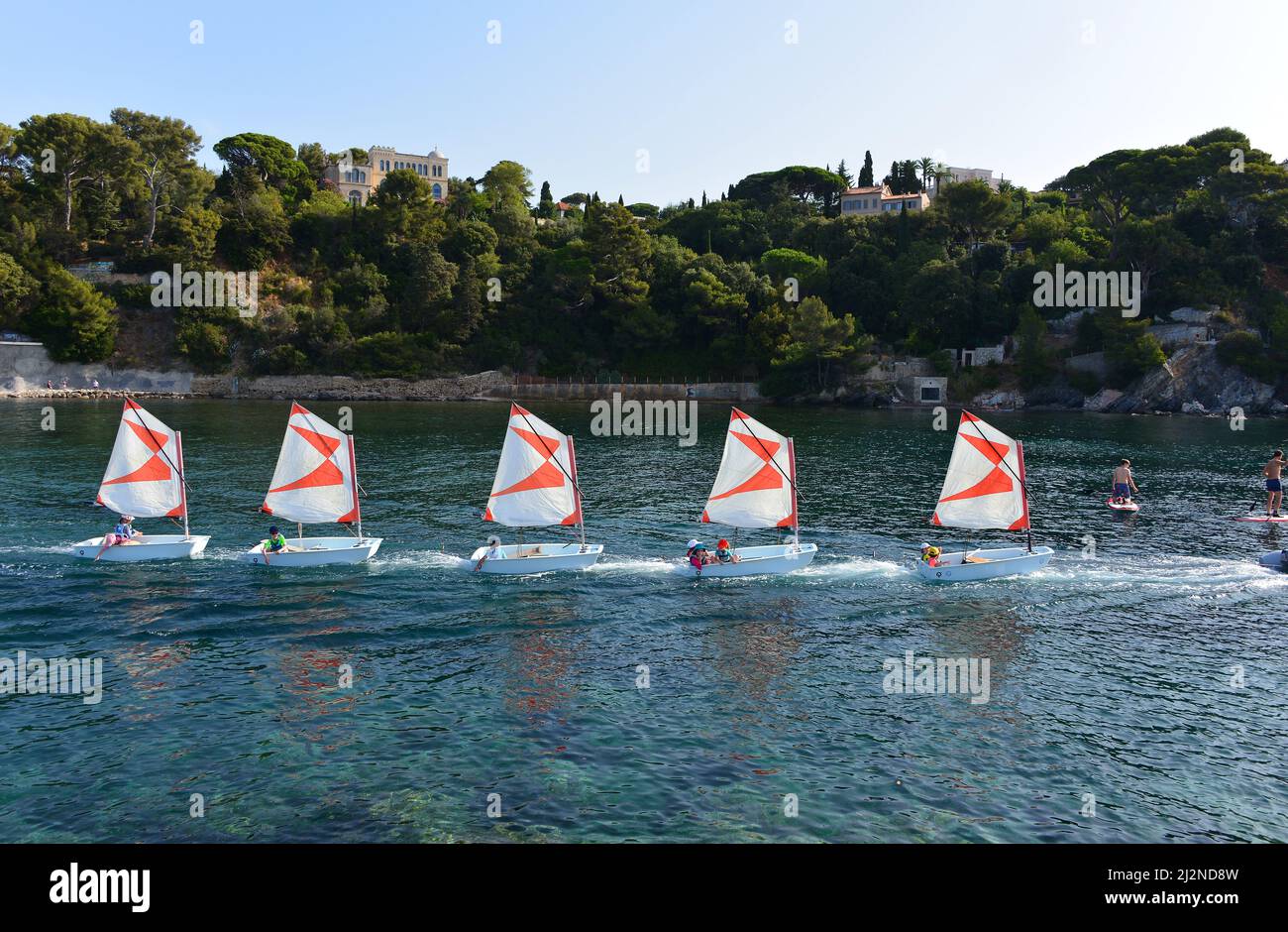 Sailing school of the nautical base Stock Photo - Alamy