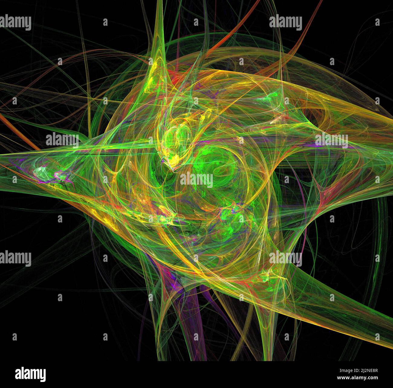 image of one Illustration of digital fractal Stock Photo - Alamy