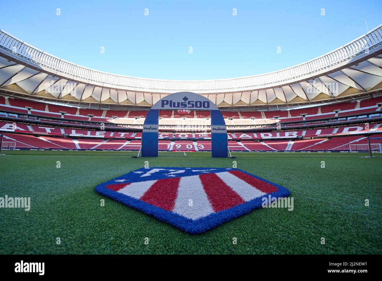 General view of Wanda Metropolitano Stadium Stock Photo - Alamy