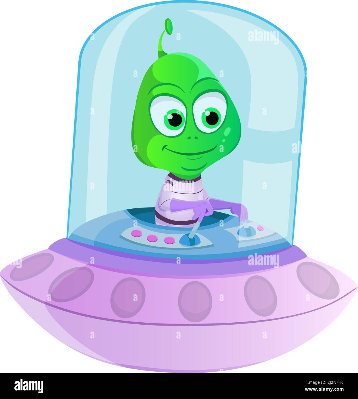 Alien Space Ship Cartoon