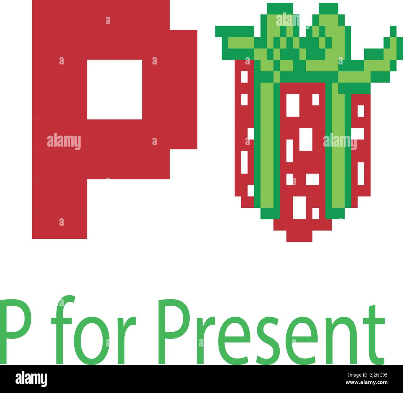 3d pixel letters Cut Out Stock Images & Pictures - Alamy