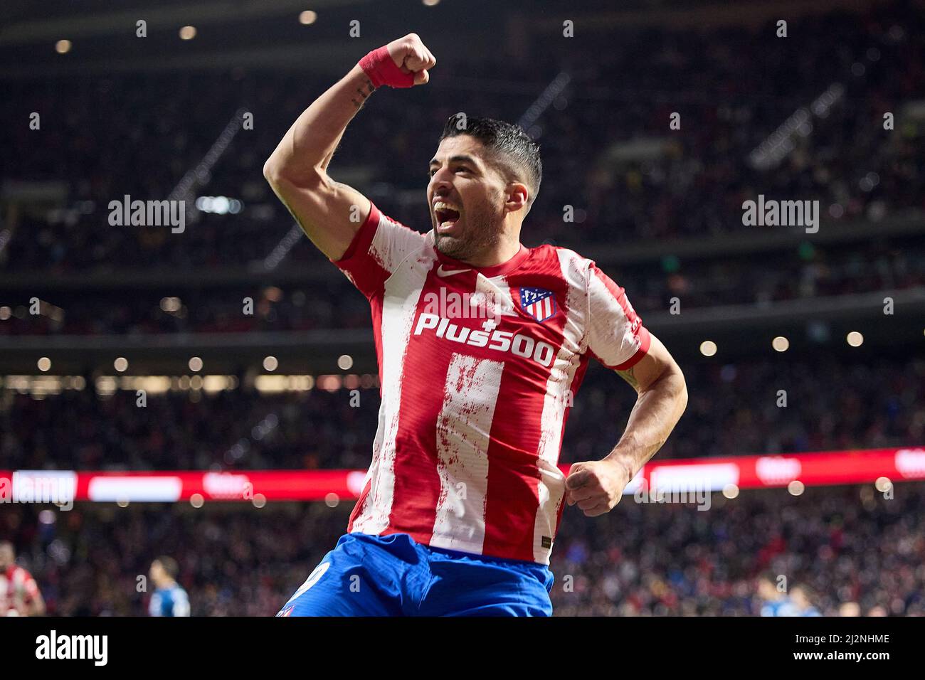 Luis Suarez of Atletico de Madrid during the La Liga match between ...