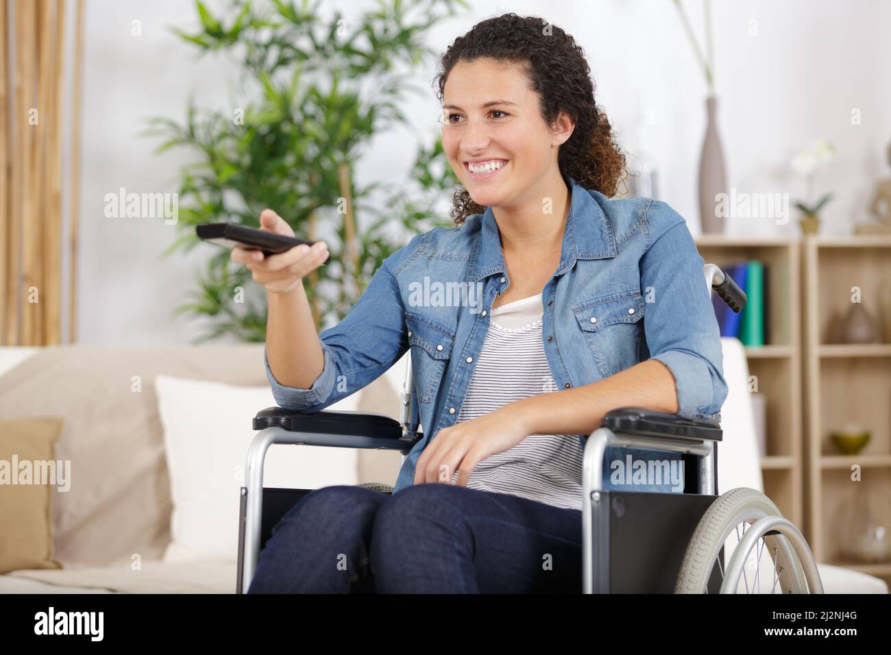 Handicapped person control hi-res stock photography and images - Alamy