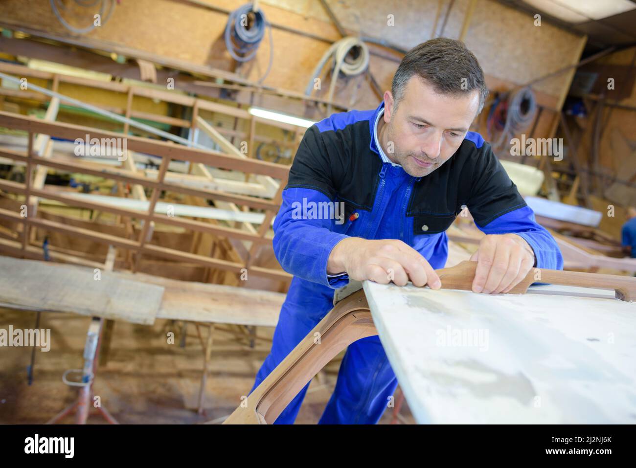 Ship carpenter work hi-res stock photography and images - Alamy