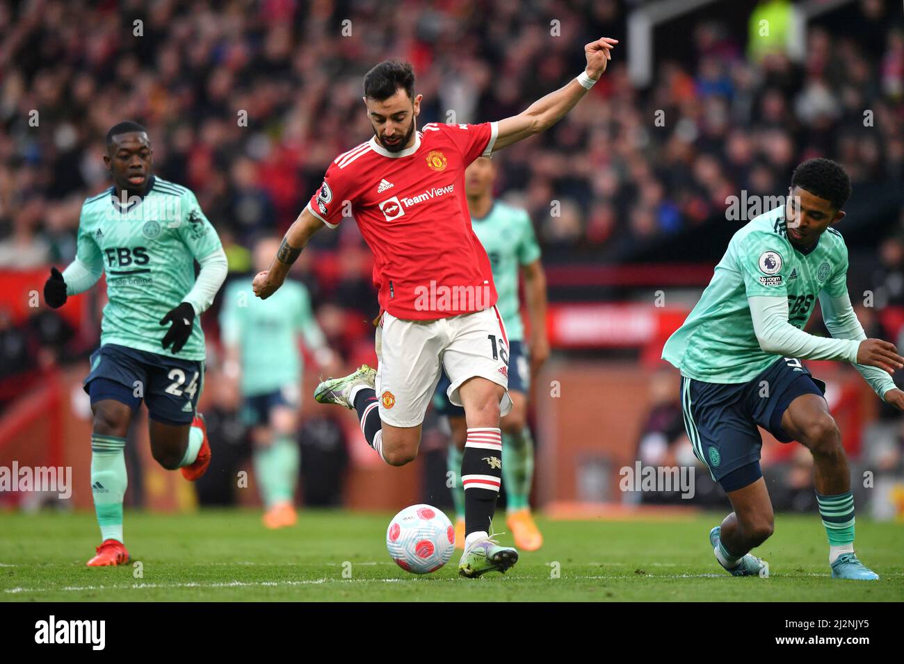 Fernandes old trafford goal premier hi-res stock photography and images ...