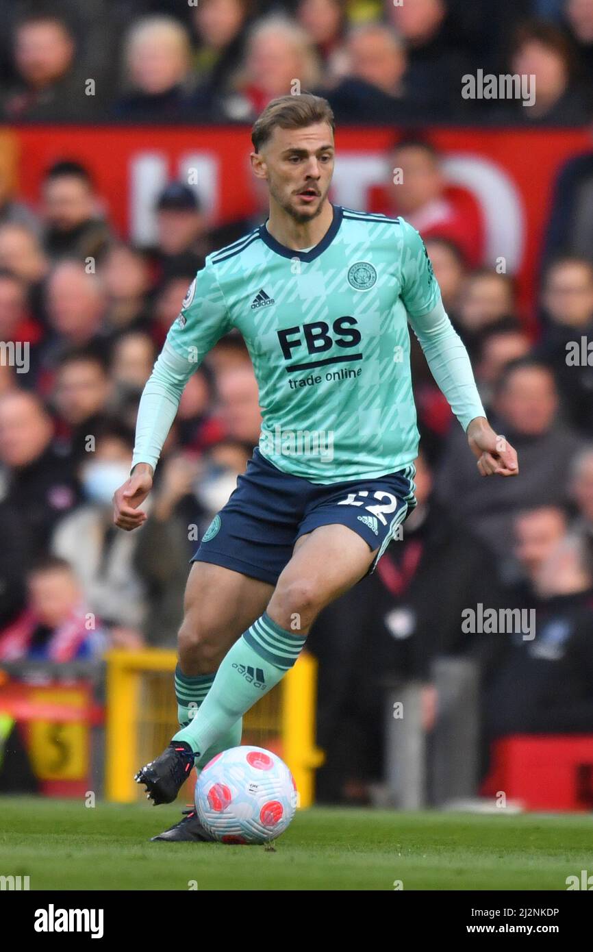 Leicester City's Kieran Dewsbury-Hall during the Premier League match ...