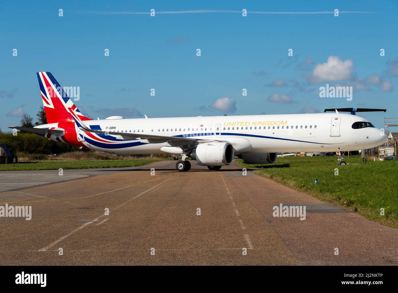 London Southend Airport, Essex, UK. 3rd Apr, 2022. The second of two ...