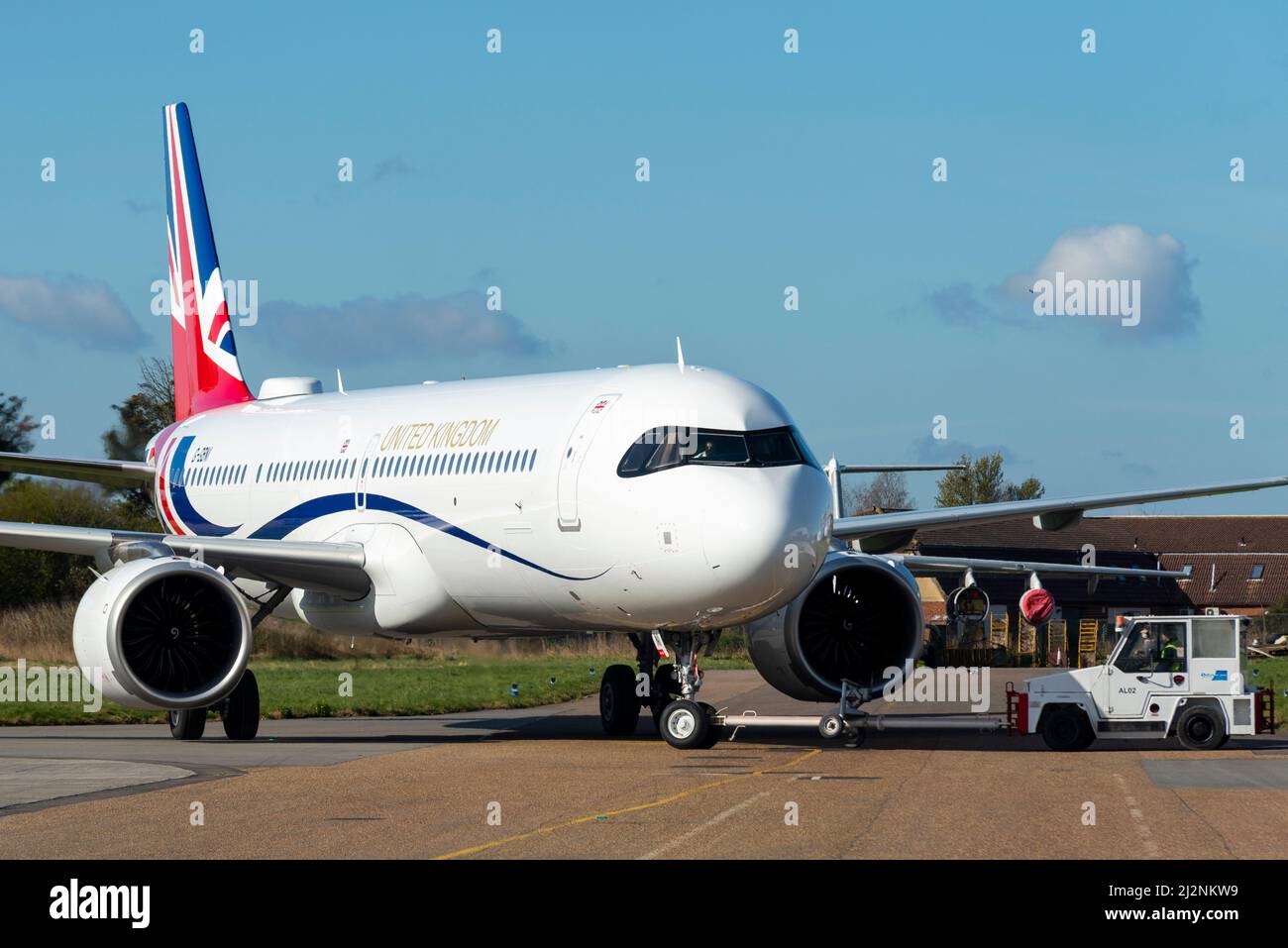 London Southend Airport, Essex, UK. 3rd Apr, 2022. The second of two ...