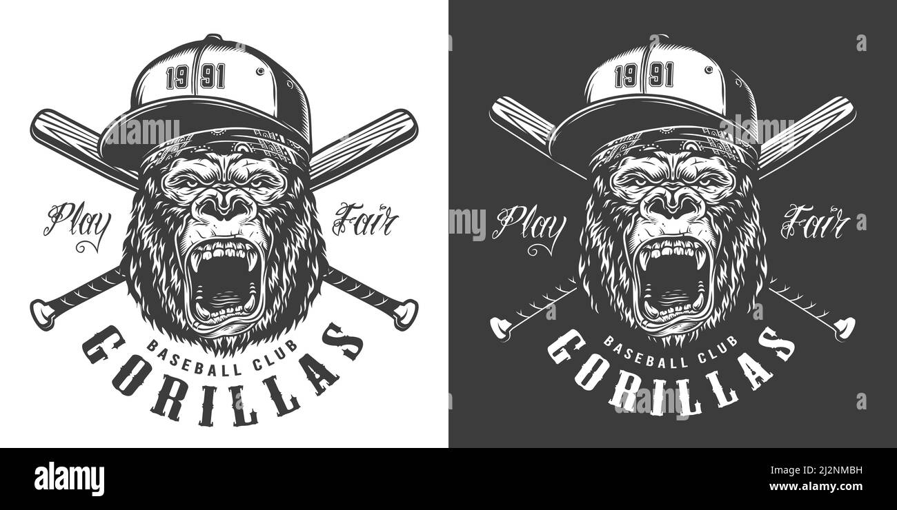 Gorilla Baseball Logo