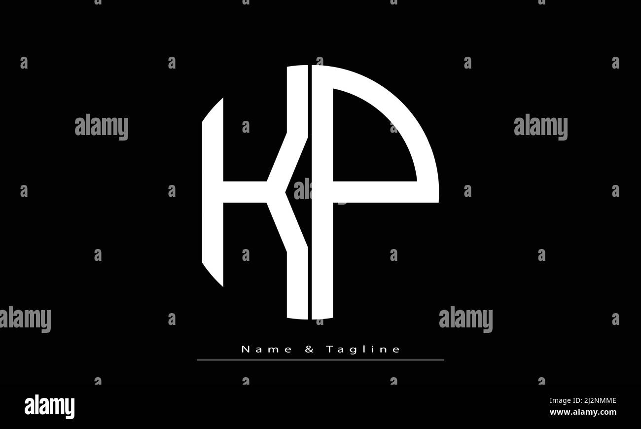 Alphabet letters Initials Monogram logo KP , PK Stock Vector Image & Art - Alamy
