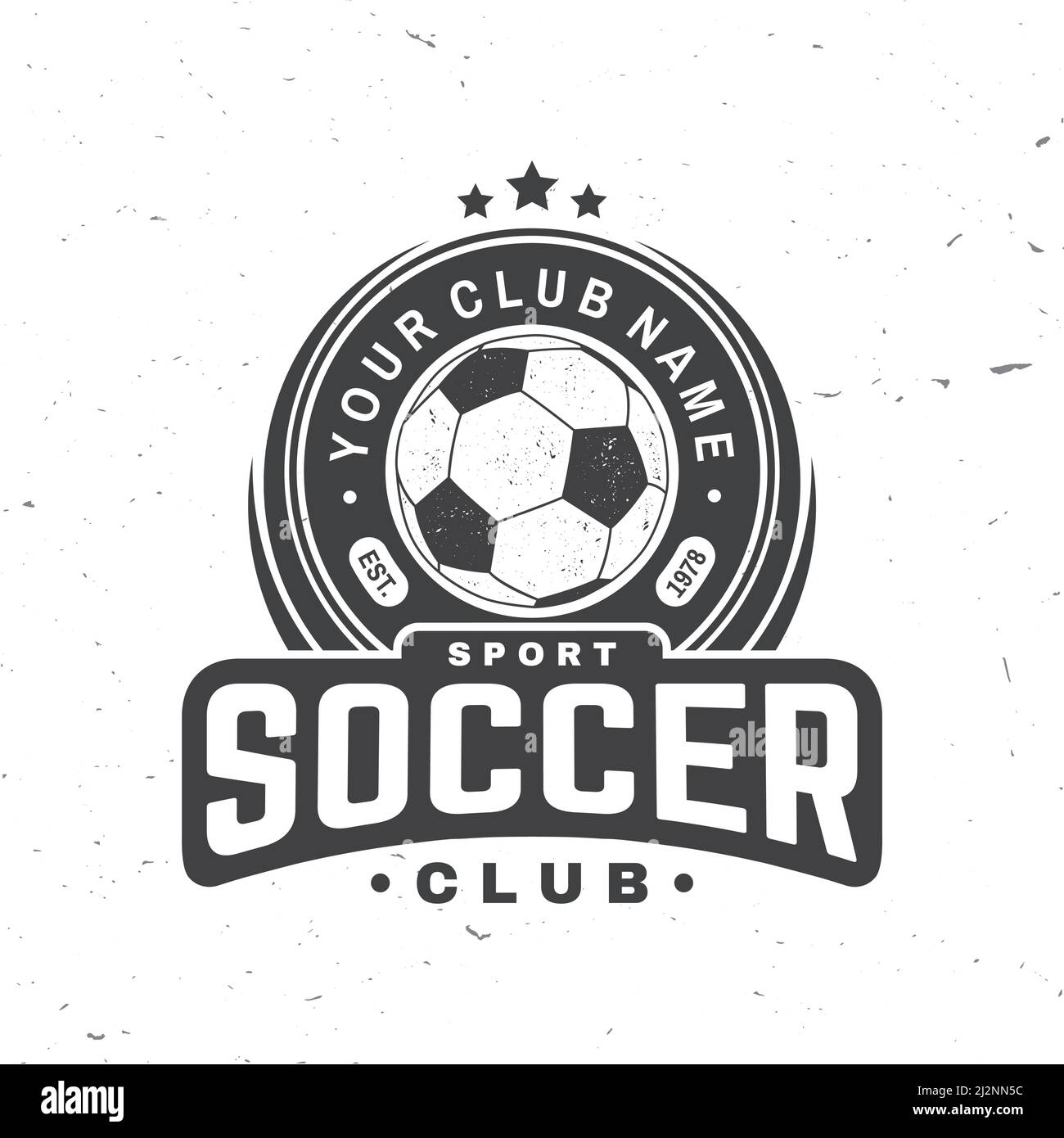 Soccer, football club badge design. Vector illustration. For college ...