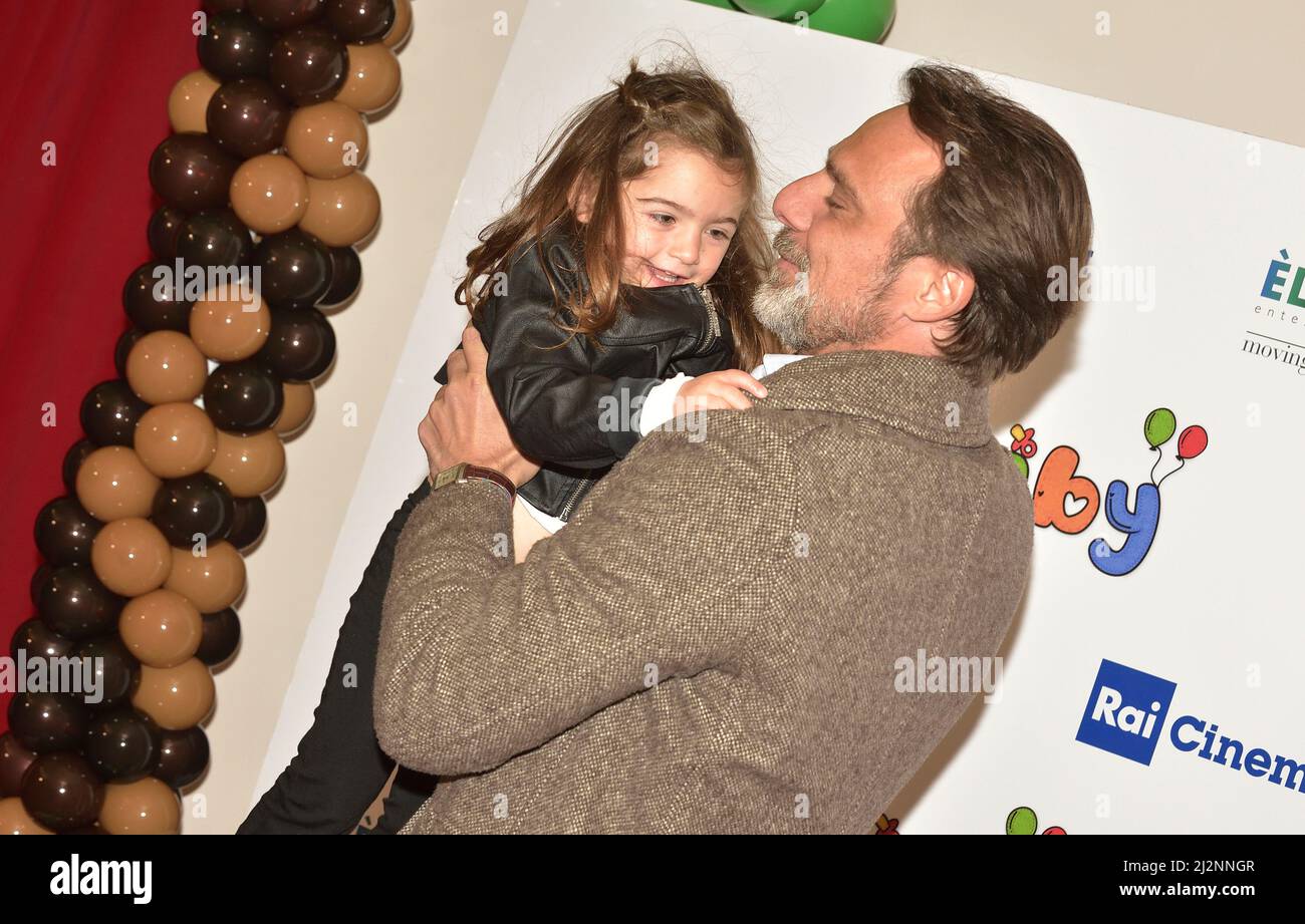 Roma, Italien. 02nd Apr, 2022. The Italian actor Alessandro Preziosi ...