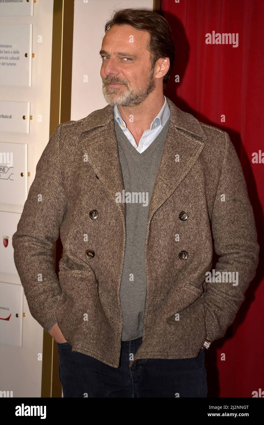Roma, Italien. 02nd Apr, 2022. The Italian actor Alessandro Preziosi ...