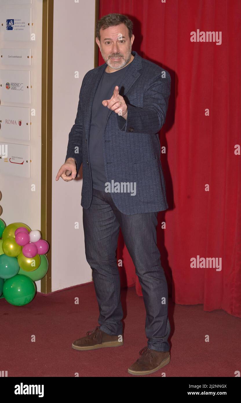 Roma, Italien. 02nd Apr, 2022. The Italian director Fausto Brizzi ...