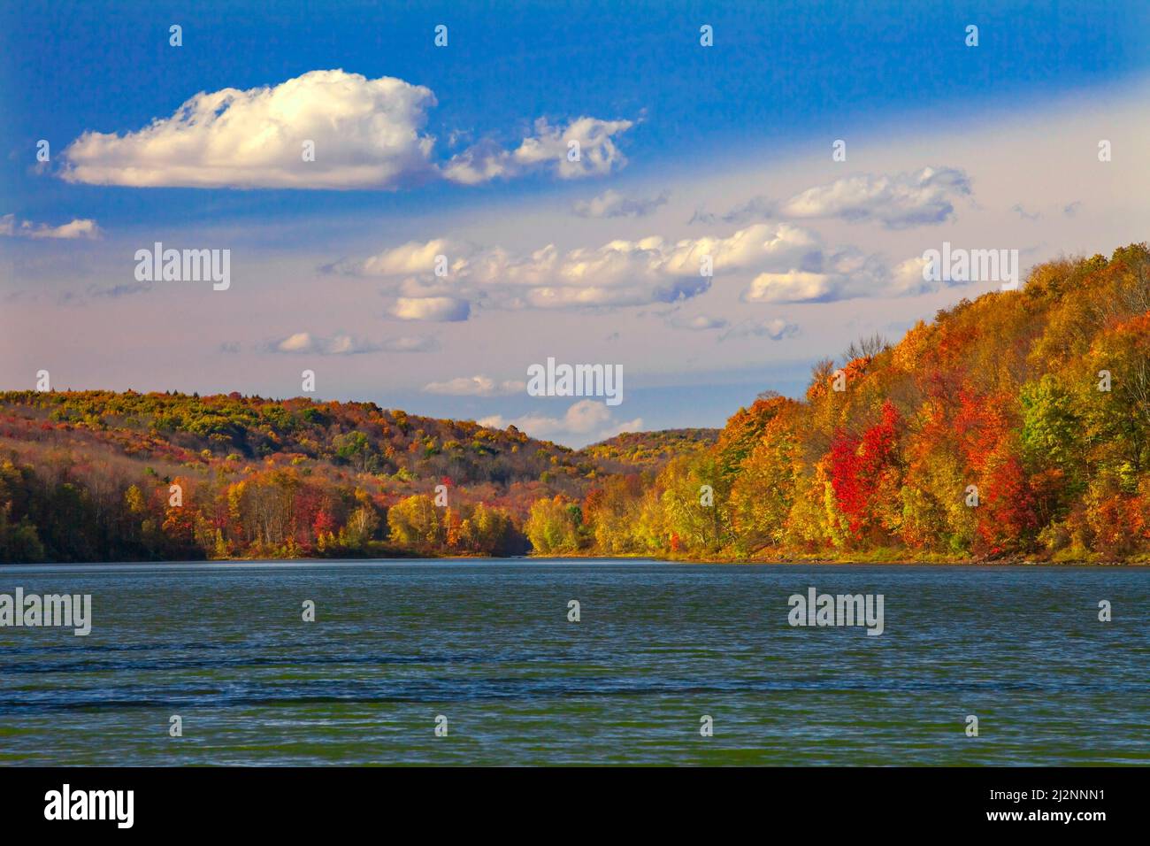 290-acre Prompton Lake in Wayne Country Pennsylvania is the centerpiece ...