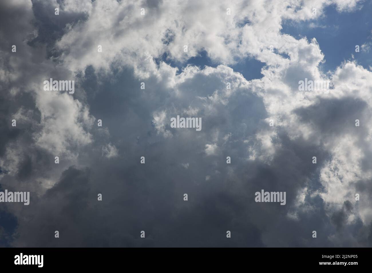 Sky with clouds horizontal background Stock Photo - Alamy