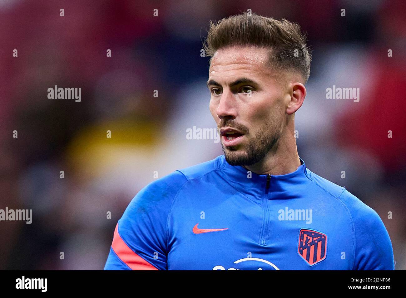 Benjamin Lecomte of Atletico de Madrid during the La Liga match between ...