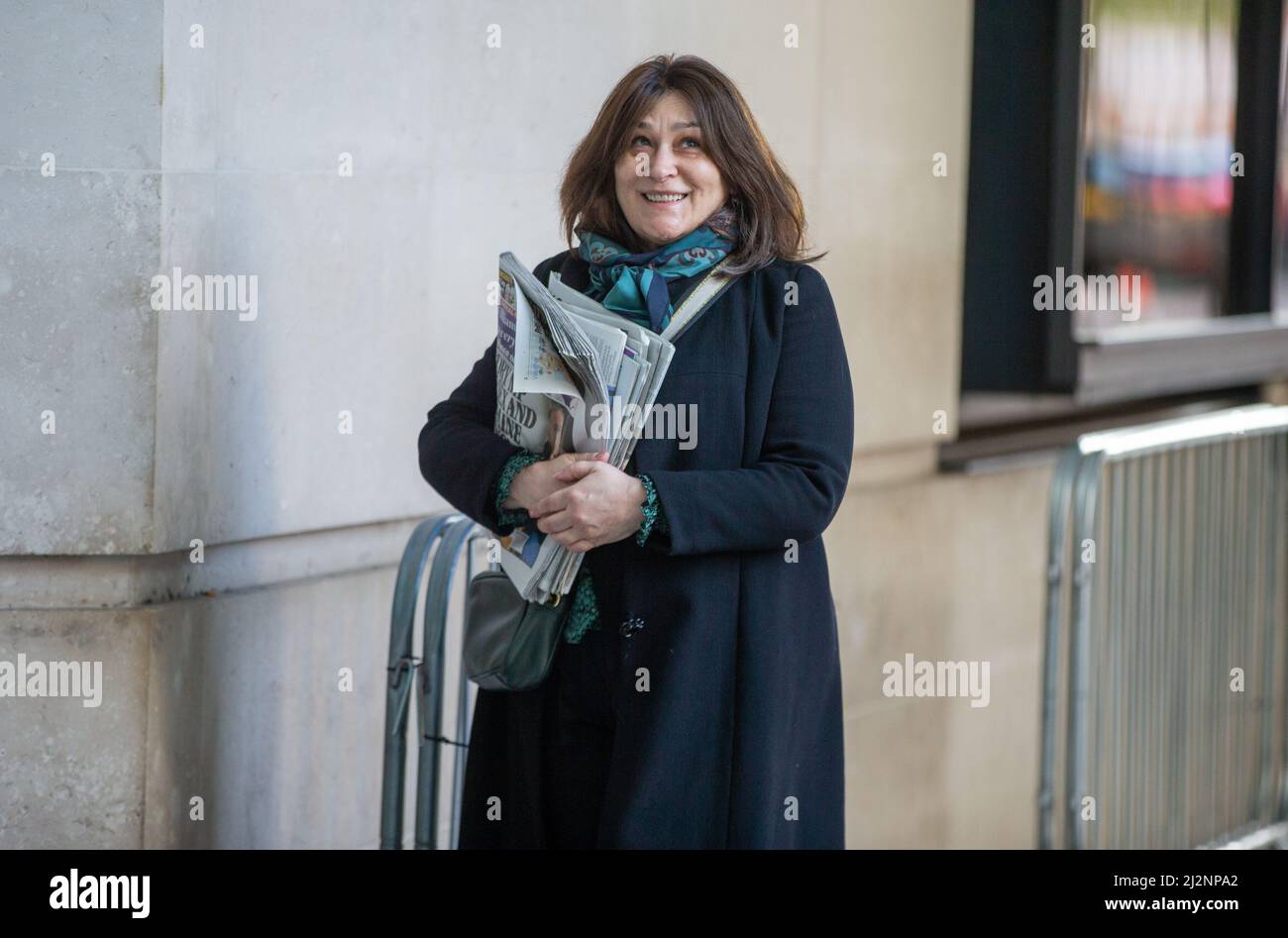 April 3, 2022, London, England, United Kingdom: British columnist SARAH ...