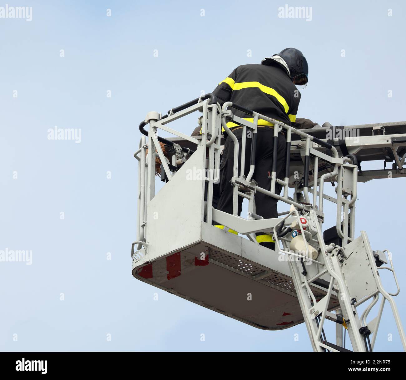 Aerial ladder basket hi-res stock photography and images - Alamy