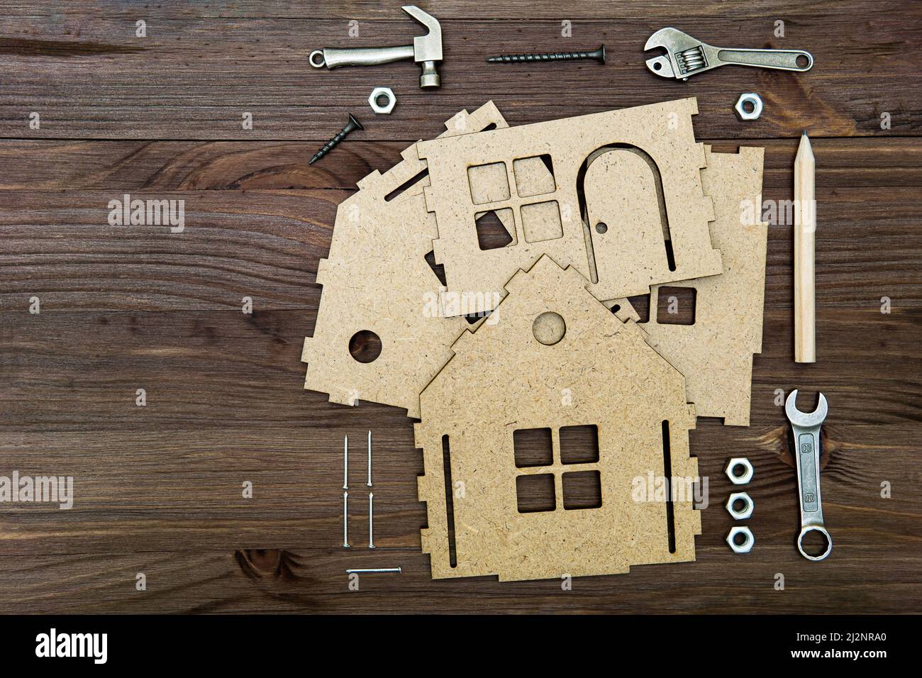 Simple Cardboard House Model