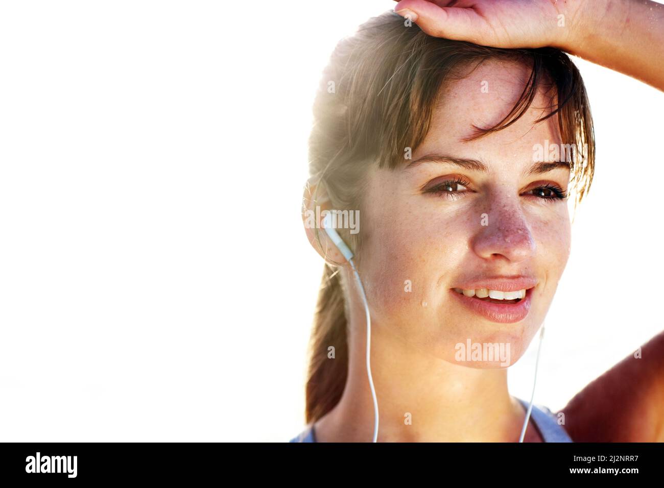Closeup portrait of a tired young lady. Closeup portrait of a tired ...