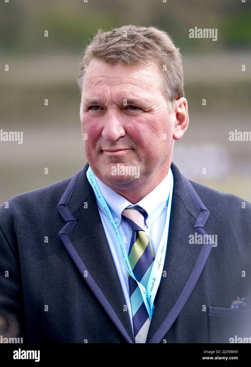 Sir Matthew Pinsent prior to the 167th Men's Boat Race on the River ...