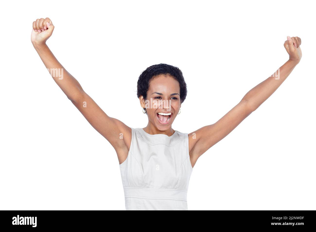 Confident employee latina woman hi-res stock photography and images - Alamy